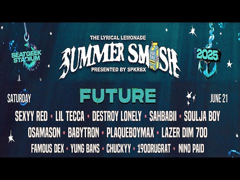 Summer Smash Day 2: FUTURE, SEXYY RED, DESTROY LONELY, SOULJA BOY, GLOKK40SPAZZ, SAHBABII, LIL TECCA