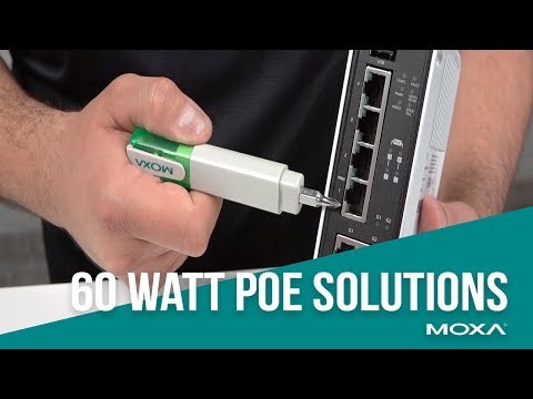 Moxa - EDS-P506E-4PoE-2GTXSFP-T - Ethernet Switch, 6 port, Managed, 4PoE, 2 SFP, Ext Temp, EDS ...