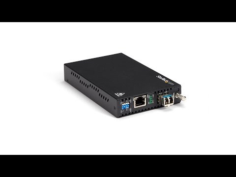 Gigabit Ethernet Copper-to-Fiber Media Converter - SM LC - 10km - ET91000SM10 | StarTech.com