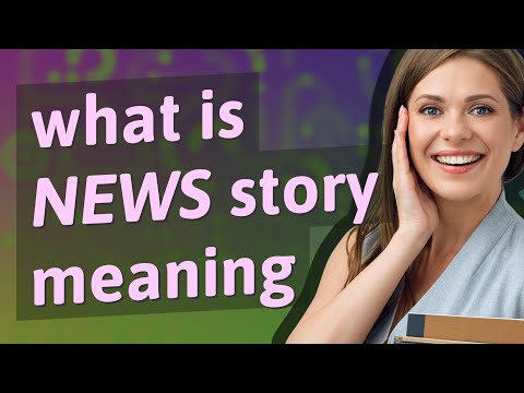 News story | meaning of News story