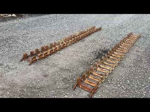 Loegering 10 X 16.5 Steel Tracks For Bobcat S150 S160 S175 S185 S205 S590 Skid Steer Loader Nice !!