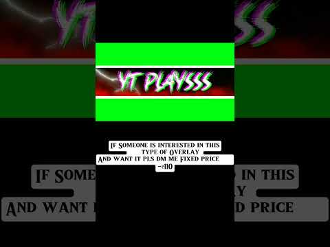 GAMING OVERLAY π ONLY 110rs #overlay