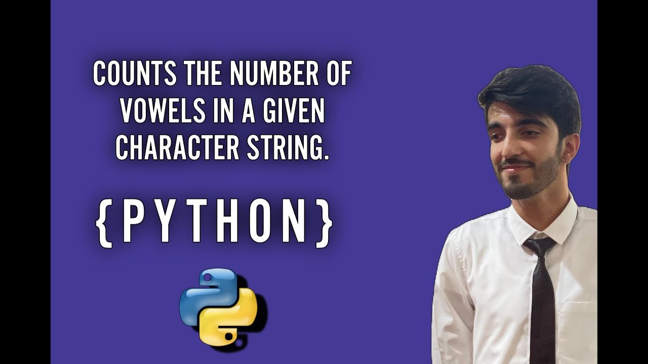 Counting Vowels in a String Using Python | Python Programming Tutorial