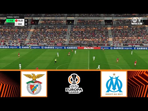 BENFICA VS OLYMPIQUE MARSEILLE | UEFA EUROPA LEAGUE 2023/2024 | FOOTBALL LIFE 2024