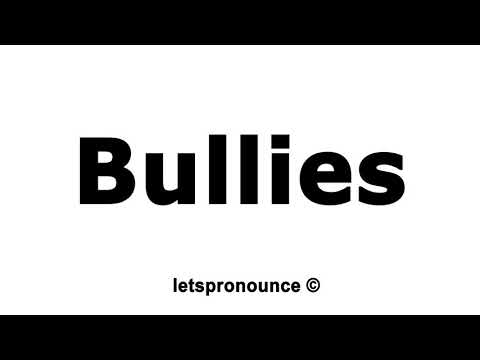 How to Pronounce Bullies