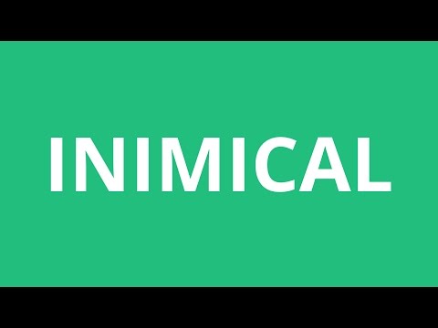 How To Pronounce Inimical - Pronunciation Academy