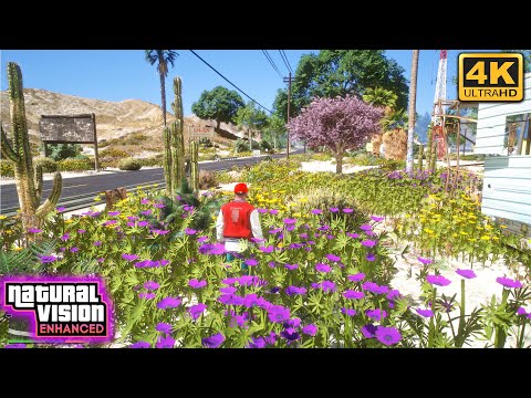 GTA 5 NaturalVision Enhanced + LWE Ultra Ray Tracing Looks STUNNING -GTA V Enhanced RTX 4090 4K DLSS