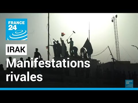 Manifestations rivales à Bagdad, la capitale sous tension • FRANCE 24