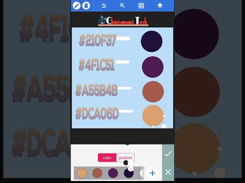 🚦Gradient Color Palette Code Ideas pixellab |🎨Code Ideas pixellab|#Short | code | chintamani tech