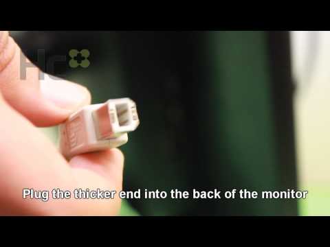 How to enable monitor Philips 220P4LPYEB/00 USB ports