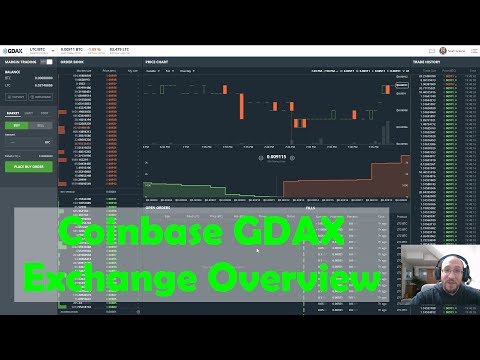 Coinbase GDAX Exchange Overview