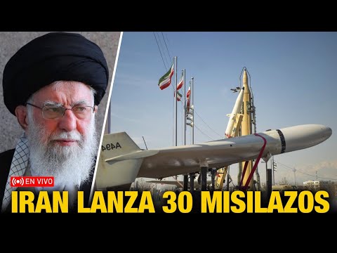ISRAEL EN PÁNICO: IRÁN BOMBARDEA TEL AVIV CON 30 MISILAZOS Y DRONES DE COMBATE