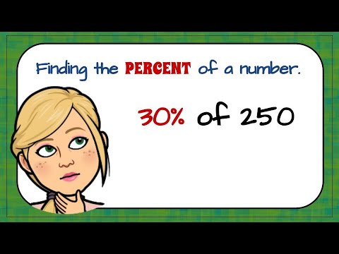 Find the Percent of a Number from The Magic of Math #Shorts