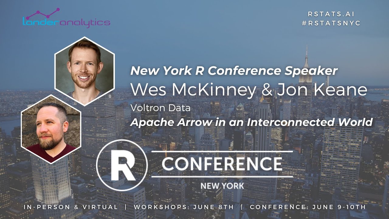Wes McKinney & Jon Keane - Apache Arrow in an Interconnected World