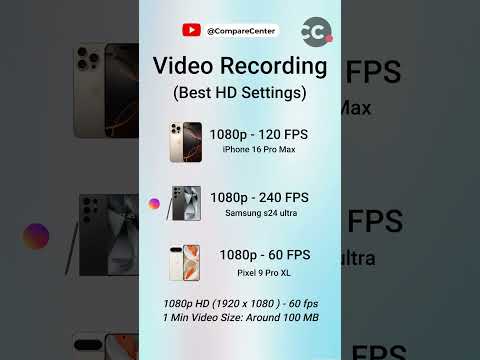 🎥 iPhone 16 Pro Max vs S24 Ultra vs Pixel 9 Pro XL: Best HD Video Recording Settings! 📱✨