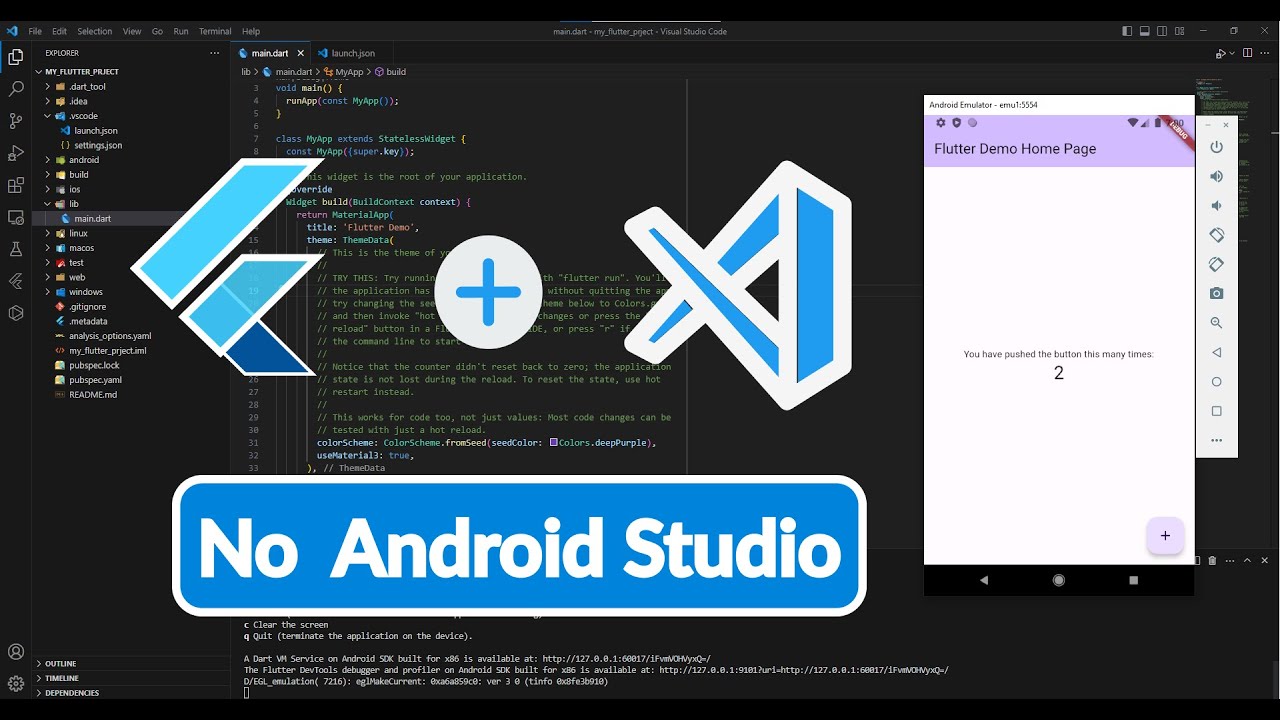 No Android Studio? No Problem! Flutter Setup with VS Code
