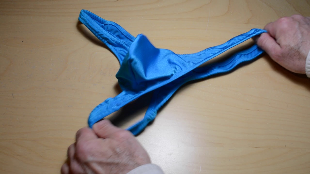 Underwear for men - Turquoise Bulging Thong