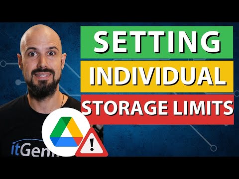Set Individual Storage Limits for Users in Google Drive