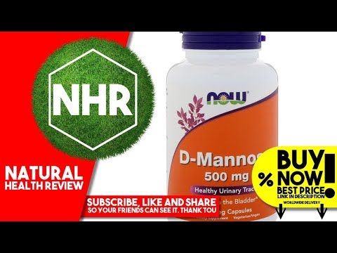 Now Foods, D-Mannose, 500 mg, 240 Veg Capsules