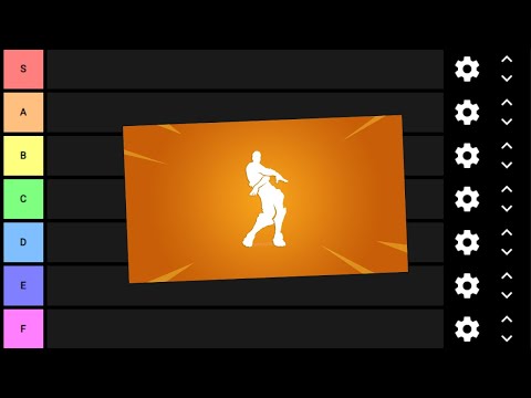 Fortnite epic emotes tier list!