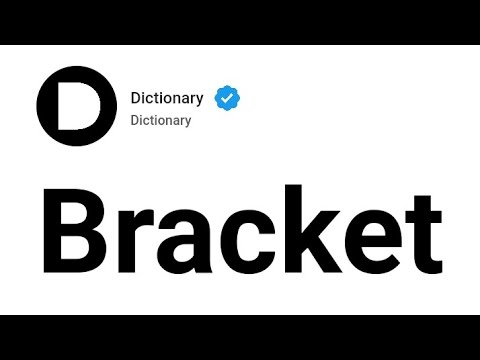 Bracket Meaning In English