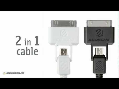 Scosche Charge & Sync Cable for iPod, iPhone, iPad and Android Devices