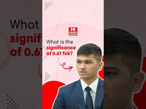 What is the significance of 0.67 fck? | ESE Mock Interview Question | MADE EASY