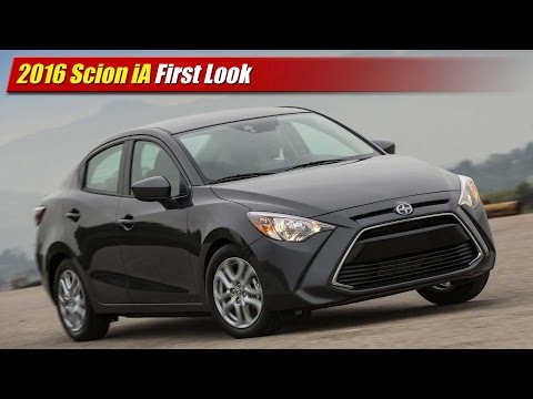 2016 Scion iA First Look