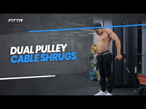 How To Do Dual Pulley Cable Shrugs | Exercise Video