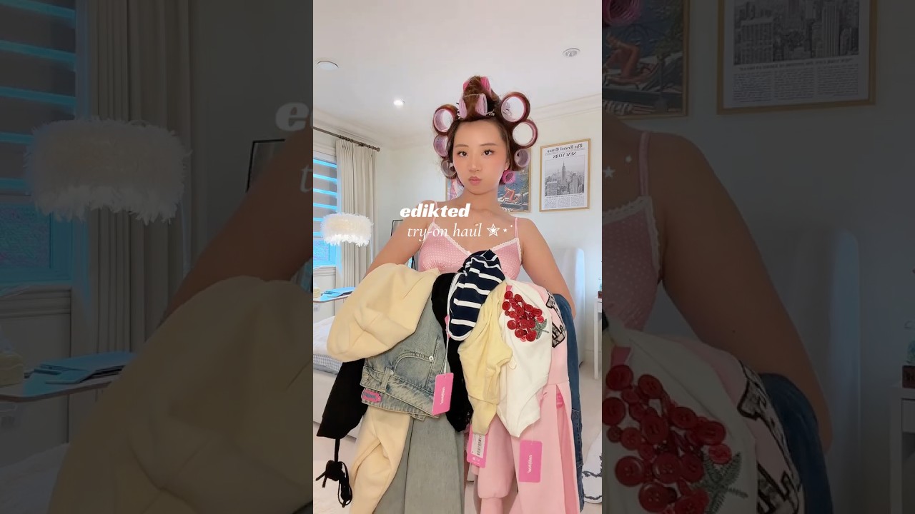 SPRING TRY-ON HAUL 🍒💗from EDIKTED #outfitinspo #tryonhaul #outfit #edikted #ediktedad