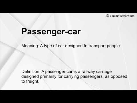 Passenger-car Meaning