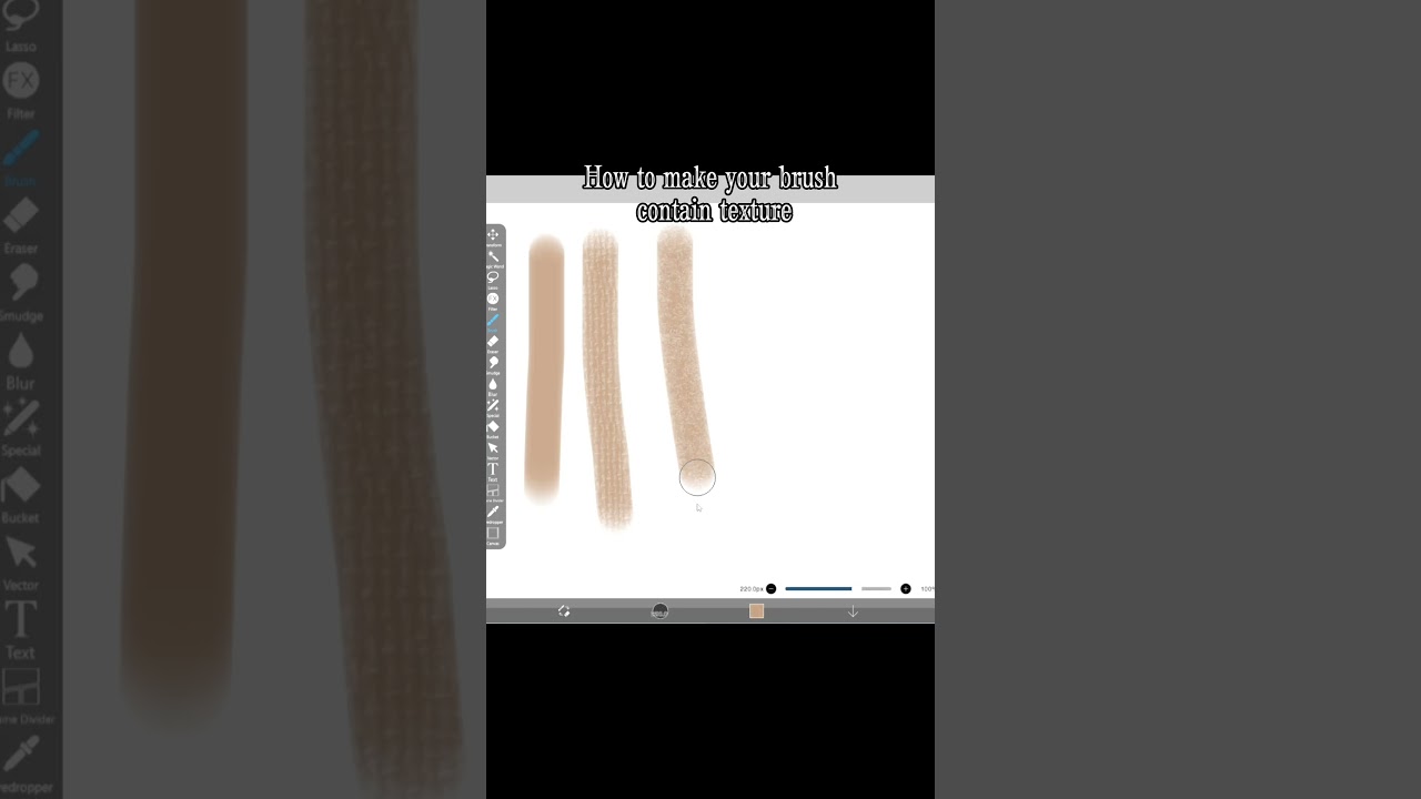 How to make your brush contain texture on Ibispaint X #art #ibispaintx #drawing #tutorial
