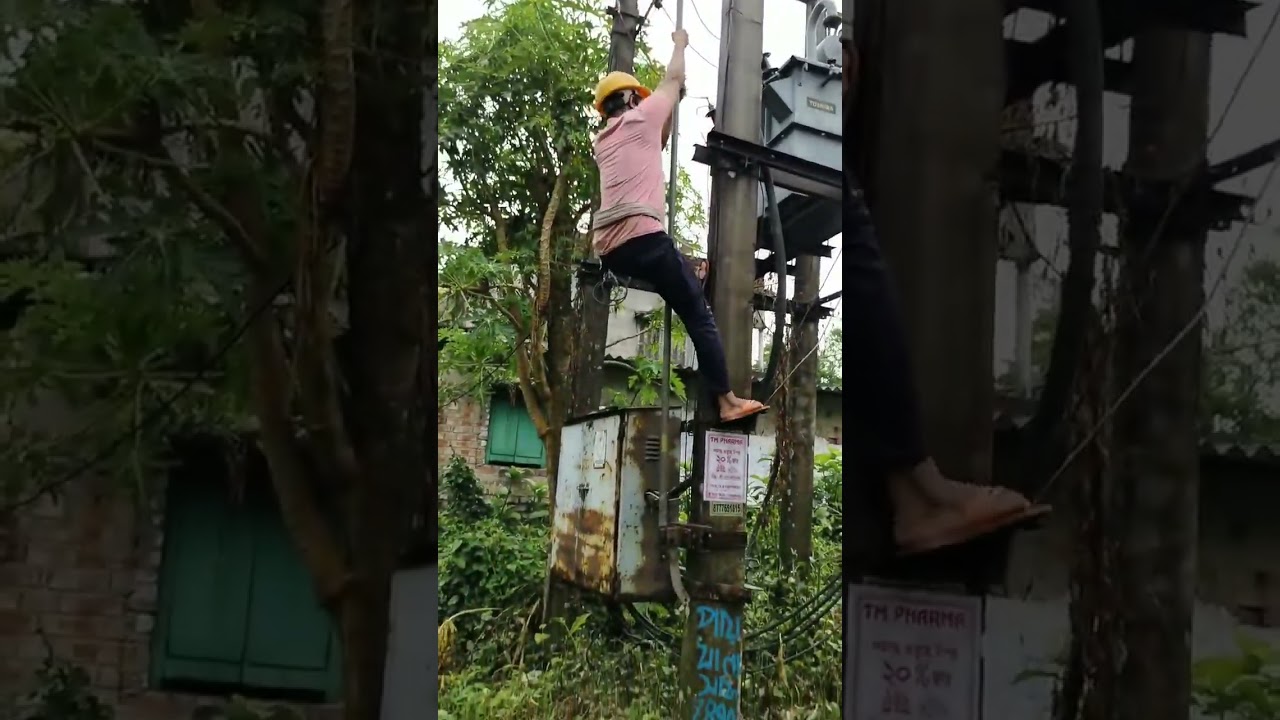 Dtr power restoration#electricalwork #