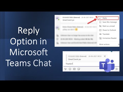 How to Reply Specific Message in Microsoft Teams using Reply Option ...