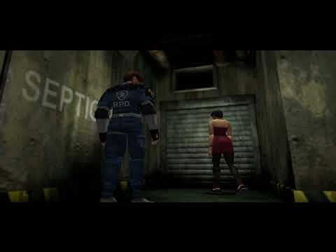 Resident evil 2 (epsxe) Gameplay Part 2 - ada wong 1st appearance