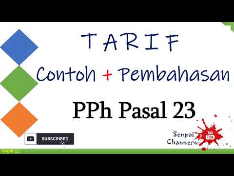 6 Tarif PPh Pasal 23 dan Contoh + Pembahasan