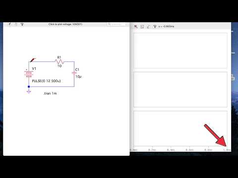 Simple Time simulation for RC Circuit in LTSpice