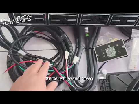 Cooling Heating Electric Car Under-dash AC Kit Universal Car Auto Air Conditioning System12V24v