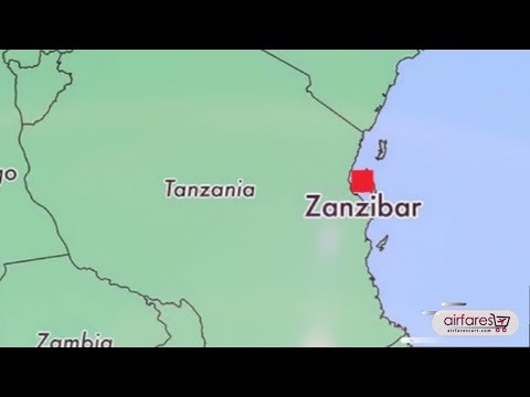 Abeid Amani Karume International Airport of Zanzibar, Tanzania.