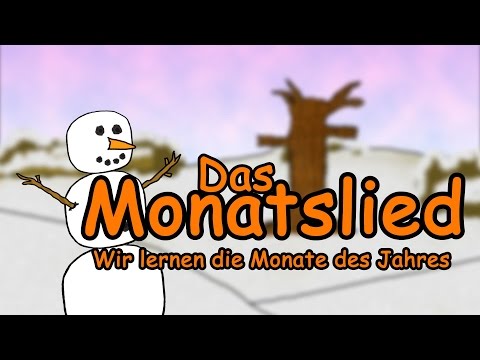 Monate Lied deutsch - Jahreszeiten lernen im Zeitraffer | "Calendar Song german" Month of the Year