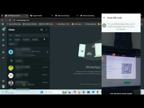 Link whatsapp to your browser to paranting or look on your relative
