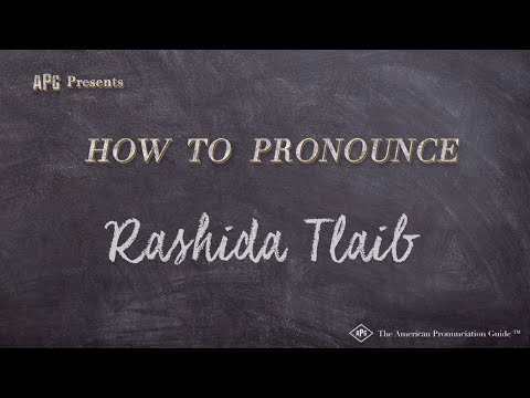 How to Pronounce Rashida Tlaib (Real Life Examples!)