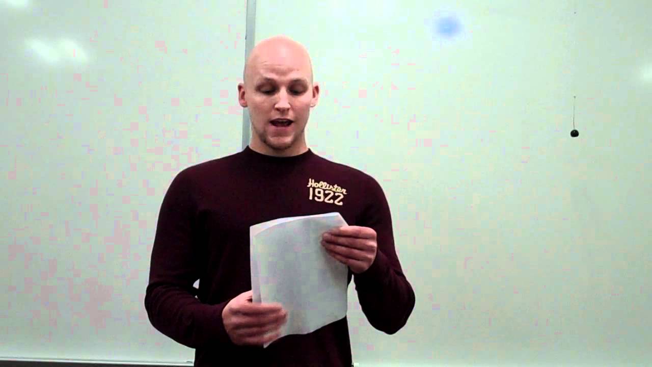 Sample Speech to Persuade - Problem/Solution Design