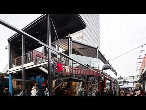 GAD architecture's shipping container trumpe cadde comercial center
