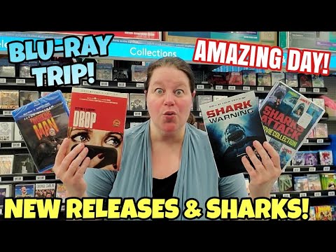 BLU-RAY TRIP TO WALMART AND BARNES & NOBLE! New Collection Sets, Shark Movies and DVD'S!