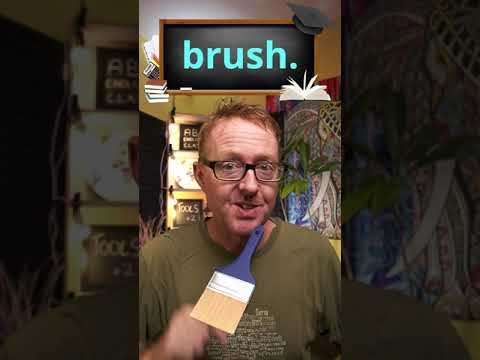 What you need to paint a room! (in English) learn English vocabulary, 5 words at a time.