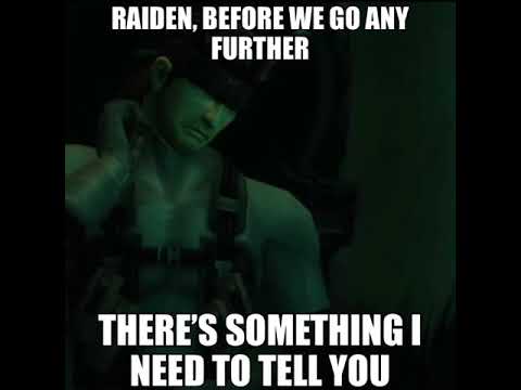 Solid Snake’s Motivational Speech