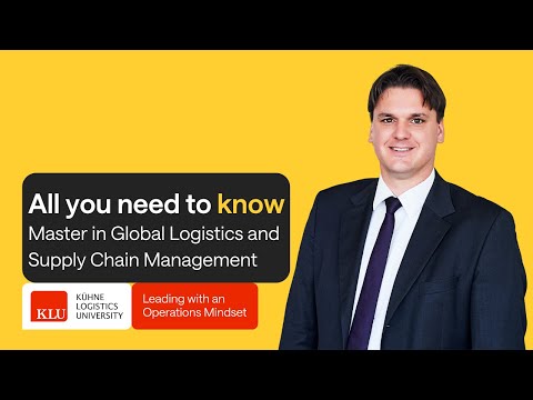 All you need to know about our Master in Global Logistics and Supply Chain Management