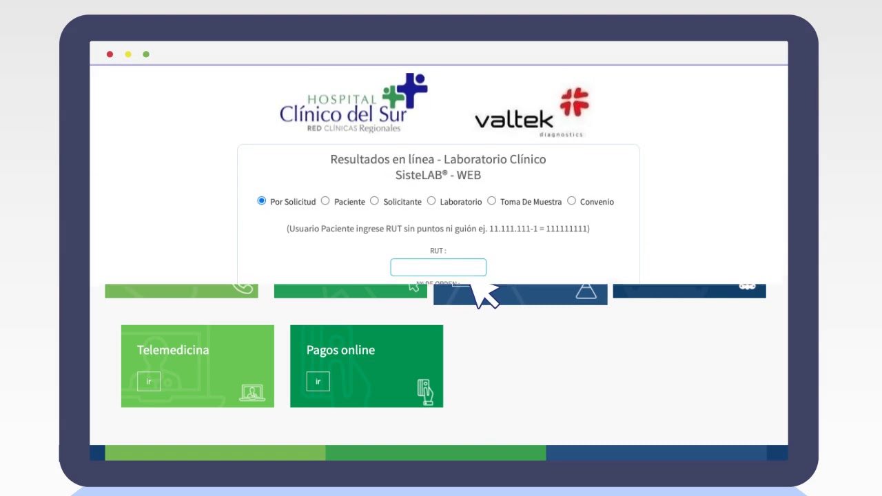Tutorial Laboratorio | Hospital Clínico del Sur