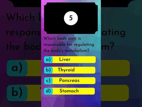 Health & Nutrition Trivia Quiz #8 - Test Your Knowledge in 5 Seconds